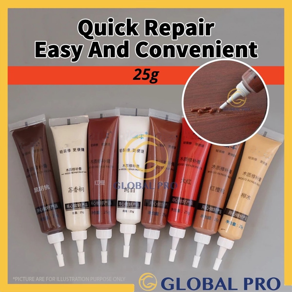 [1PC] 25g Wood Paint Filler Wax Cream Solid Wooden Refinishing Paste ...