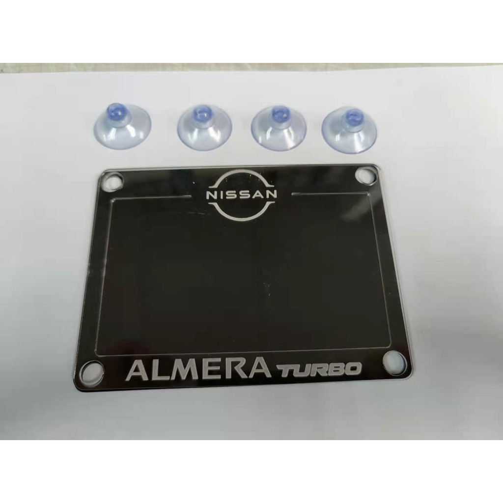 Nissan Almera Turbo - ACRYLIC 2 LAYER ROADTAX HOLDER SANDBLAST (Free ...