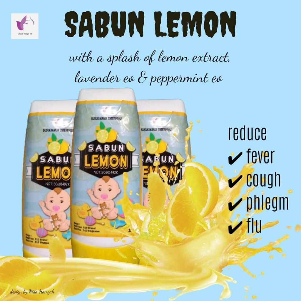 SABUN LEMON ORIGINAL BY SUSUK MANJA (READY STOCK) | Shopee Malaysia