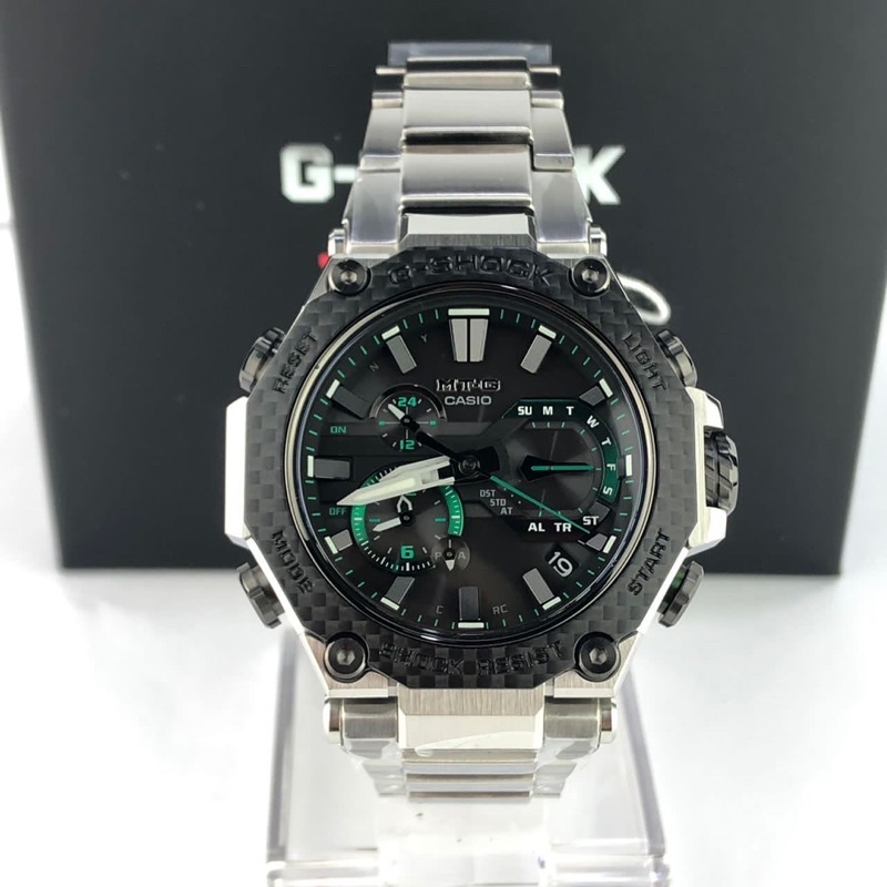 Casio G-SHOCK LIMITED SERIES Monocoque Case of Carbon-Reinforced Resin Green & Black Laminated ...