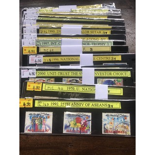 (5E)setem lama Malaysia jenis complete set C)old malaysian stamps ...