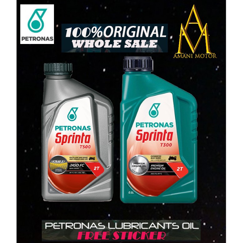 (NEW STOCK) (100% ORIGINAL ) PETRONAS SPRINTA T300 T500 2-Stroke ...