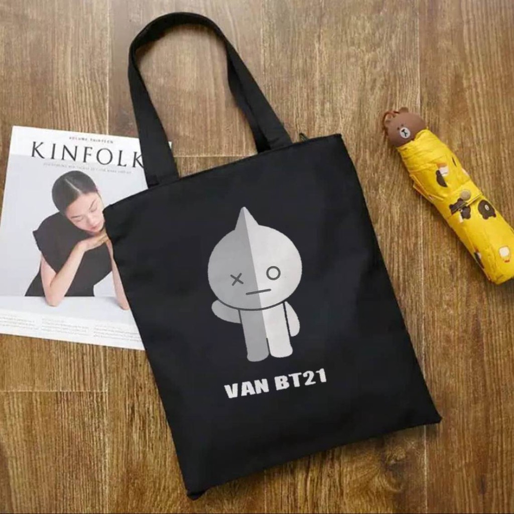 Rab Totebag character BT21 canvas/tote bag BTS/tote bag character ...
