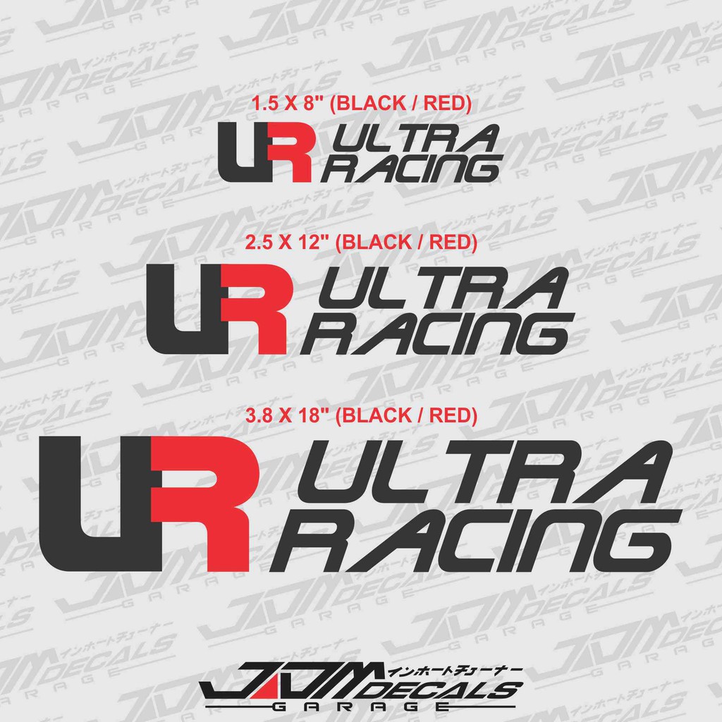 Ultra Racing Vinyl Sticker | Shopee Malaysia