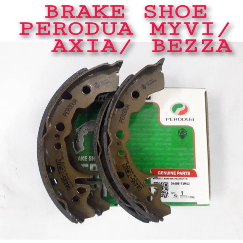 (ORIGINAL PERODUA) BRAKE SHOE PERODUA MYVI / AXIA / BEZZA | Shopee Malaysia