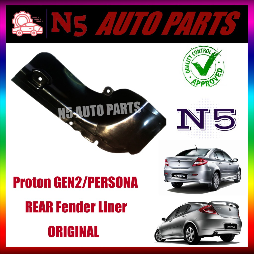 ORIGINAL Proton GEN2/PERSONA REAR Fender Liner/Daun Pisang | Shopee ...
