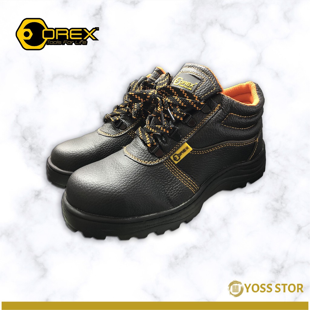 YOSS OREX #600 High-Cut Safety Boot Shoes with Steel Toe Cap & Mid Sole ...