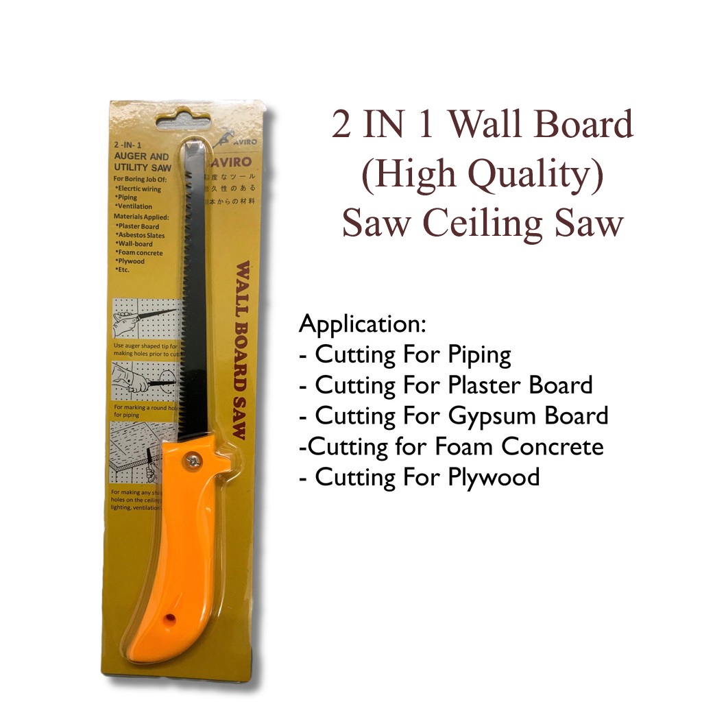 [ 1 UNIT ] 2 IN 1 Wall Board (High Quality) Saw Ceiling Saw Utility Saw ...