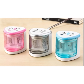 Electric Two Holes Pencil Sharpener Automatic Pencil Sharpeners Home ...