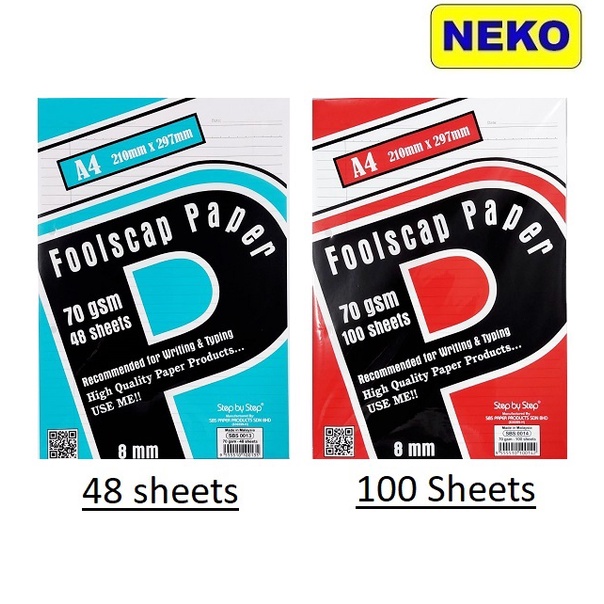 A4 70gsm Foolscap Paper ( 48sheets / 100sheets ) | Shopee Malaysia