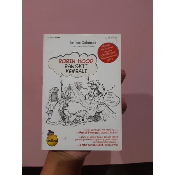 Robin hood Islamic anekdot Cute Book Back Tasirun Sulaiman | Shopee ...