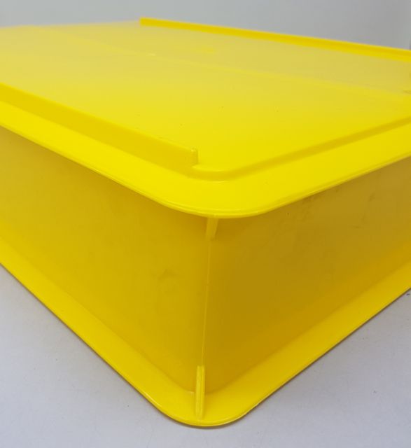 Plastic Yellow Cake Tray / Bread Tray / Bakery Tray High 7.5cm | New PGMall