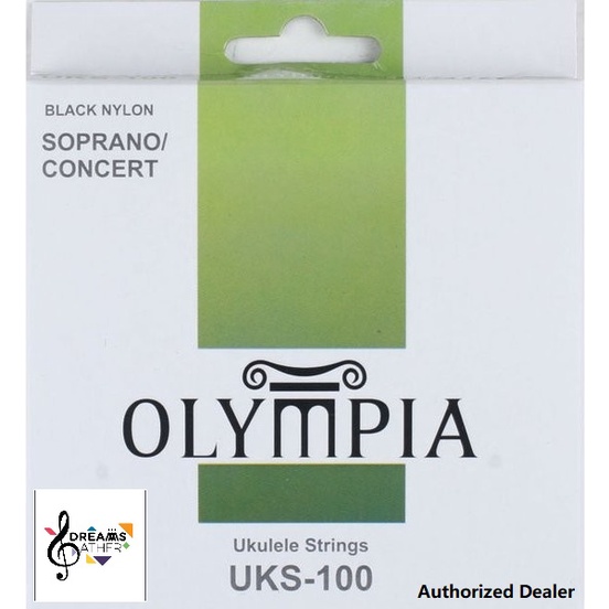 Olympia UKS-100 Ukulele Strings (Soprano/Concert) (Black Nylon ...