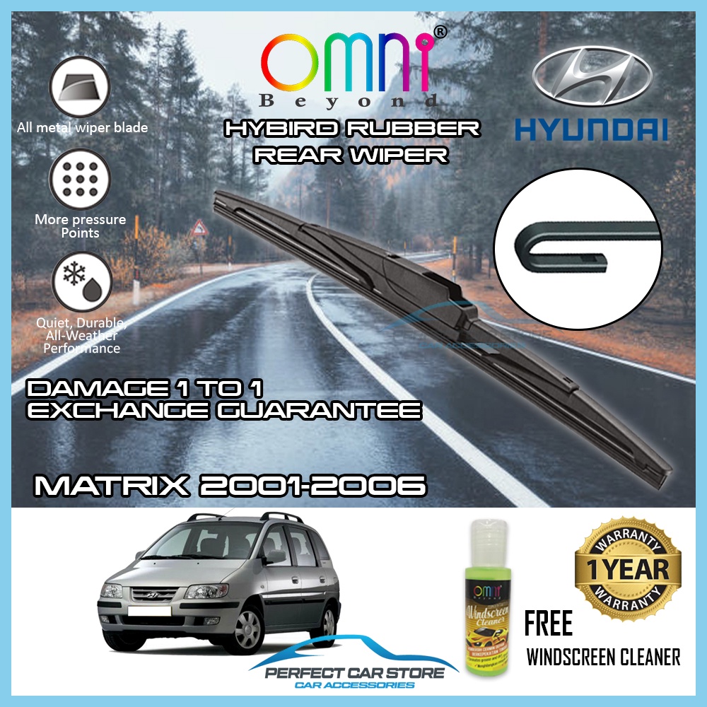 Hyundai / Inokom Matrix 2001 - 2007 Omni Beyond HYBIRD Rubber Rear ...