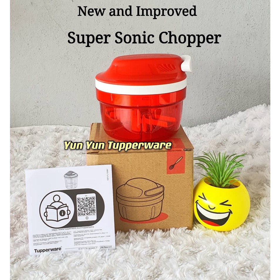 Tupperware Super Sonic Chopper Set (1) 300ml with Box | Shopee Malaysia