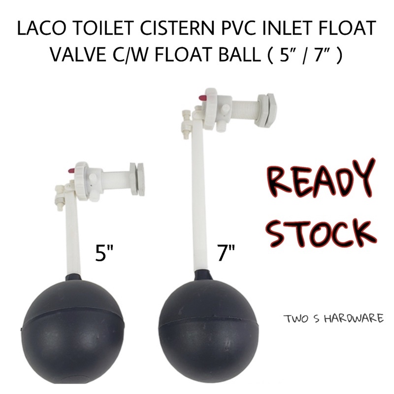 LACO 5” / 7” SIDE INLET VALVE C/W FLOAT SET WITH BALL FLOAT | Shopee ...