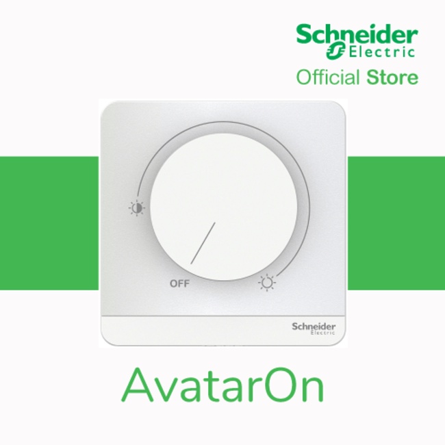 Schneider Electric AvatarOn 1 Gang 250VA Light Dimmer Switch | Shopee ...