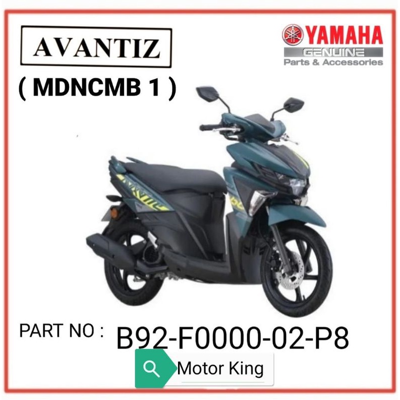 Cover Set Yamaha Scooter Avantiz (MDNCMB1) 100% HLY Original Yamaha ...