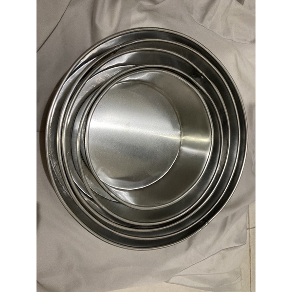 LOYANG KEK BULAT ALUMINIUM saiz 6”,7”,8”,9”,10” | Shopee Malaysia