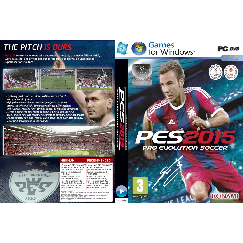 PES 2015 Pro Evolution Soccer 2015 PC GAME [Offline INSTALLATION ...