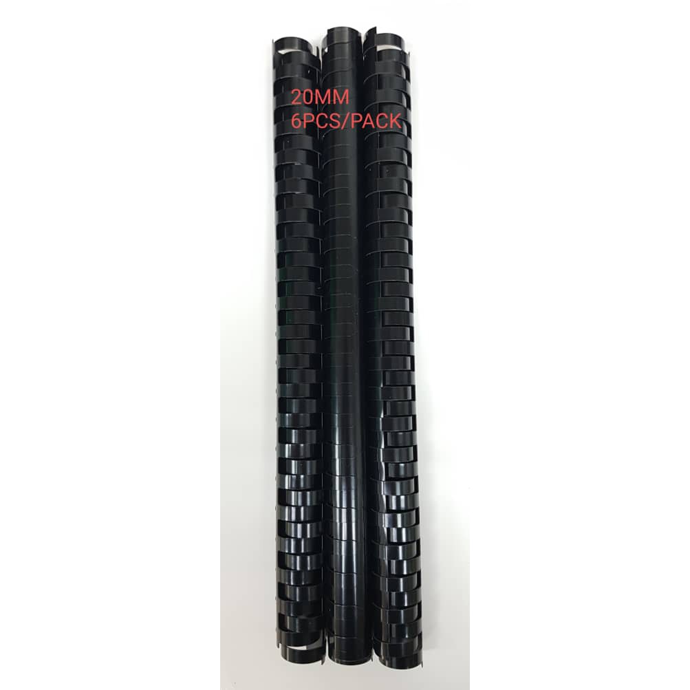 Black Binding Comb 20mm - (6pcs/pack) | Shopee Malaysia
