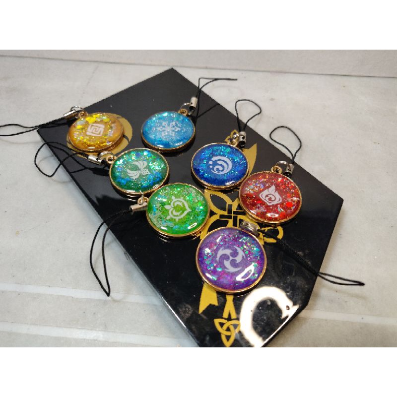 Genshin Impact Vision | Handmade Resin Vision Charms | Game 手工原神神之眼 ...