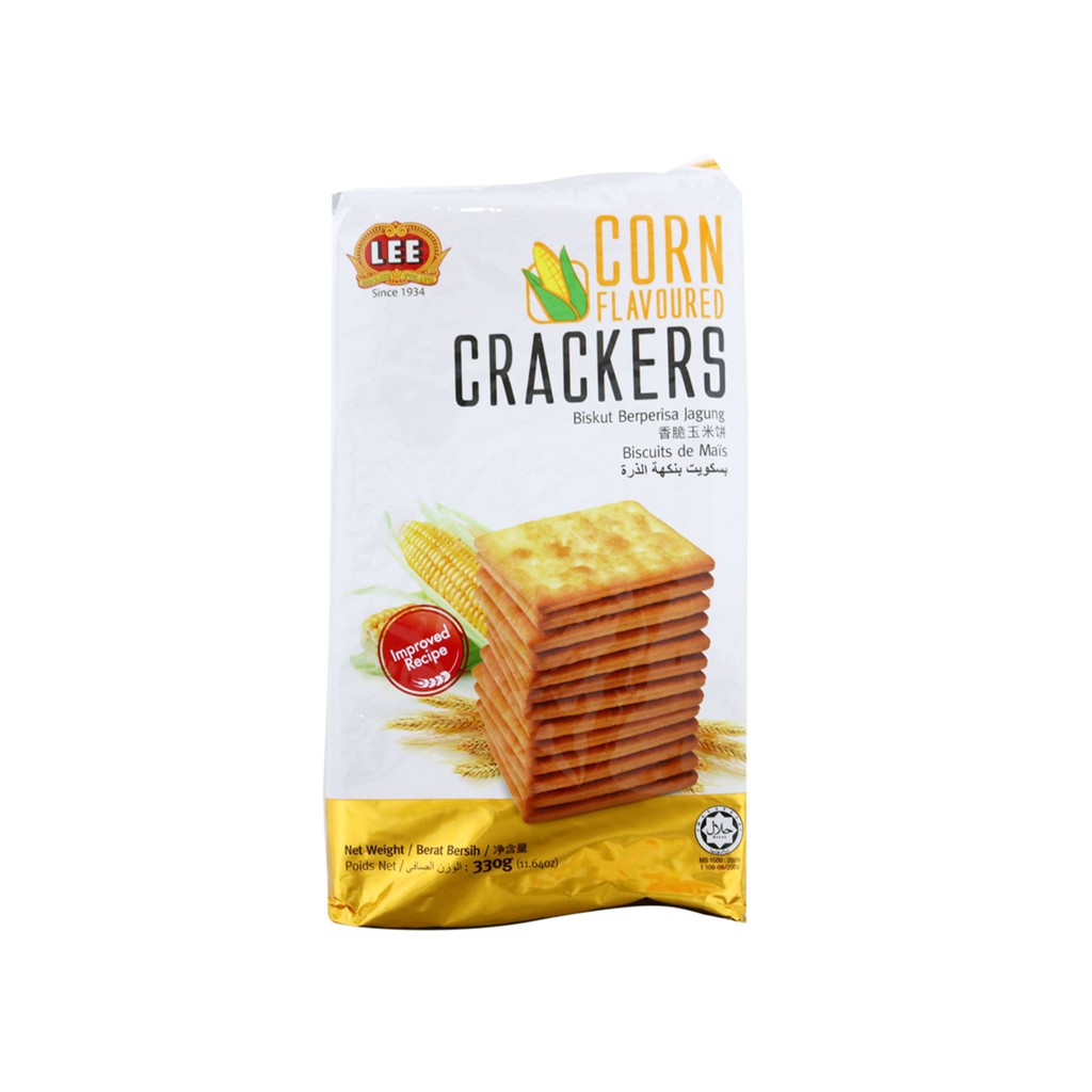 Lee M Corn Cracker Biscuit 330G | Shopee Malaysia