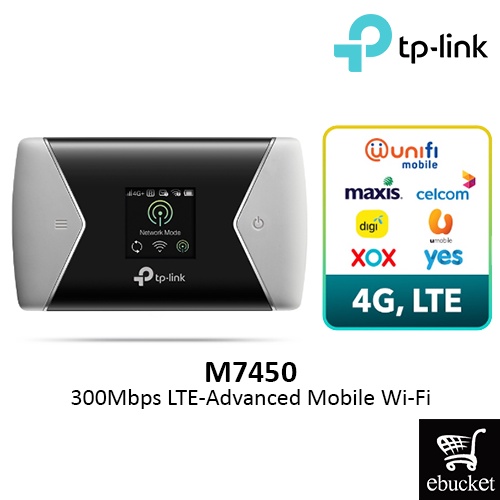 [EOL]TP-LINK M7450 300Mbps LTE-Advanced Mobile Wi-Fi | Shopee Malaysia