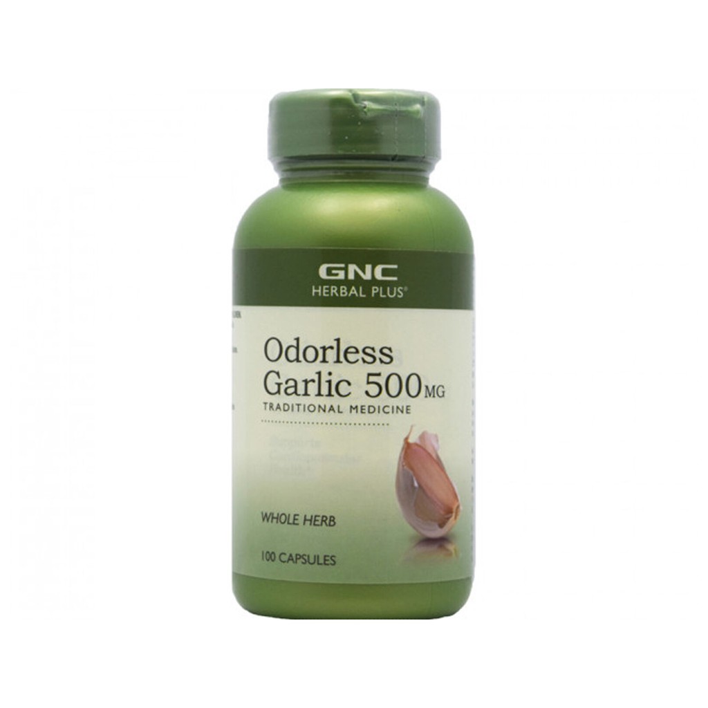 GNC HERBAL PLUS® Odorless Garlic 500mg (100 capsules) | Shopee Malaysia