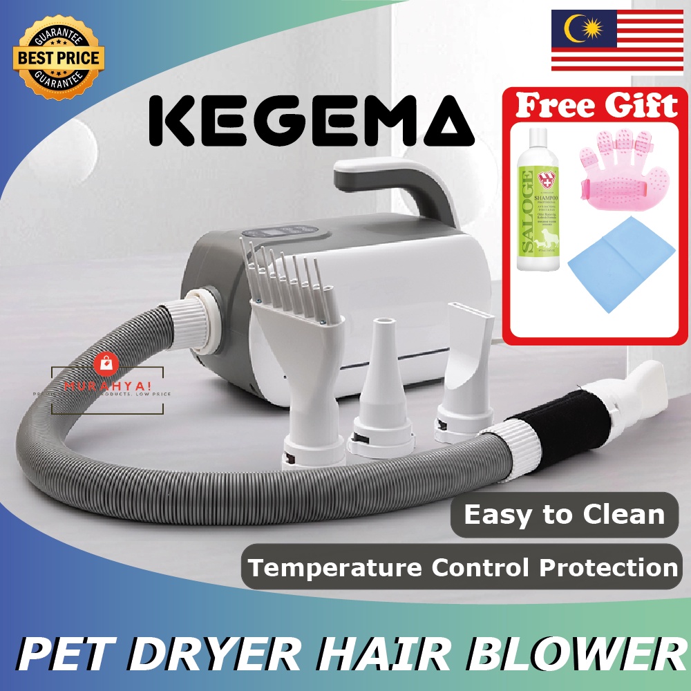 Pet dryer smart blower Pengering bulu kucing anjing Powerful cat dog ...
