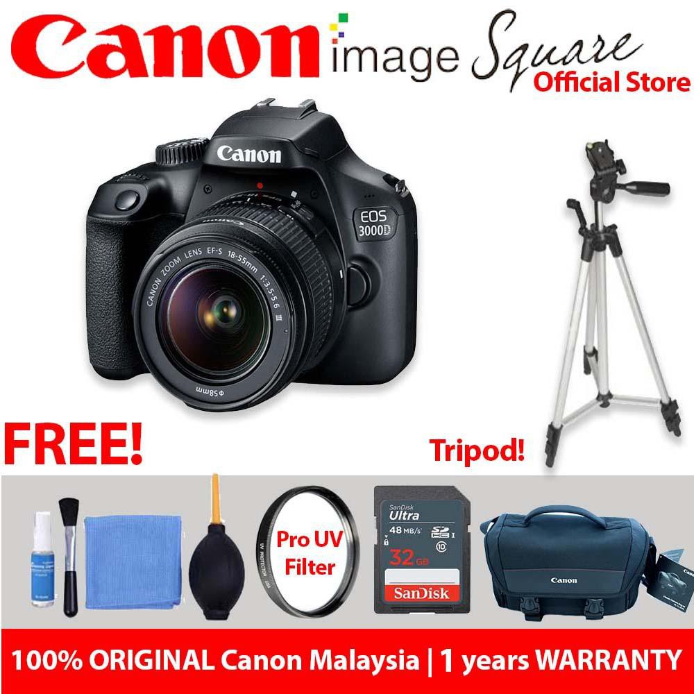 Advance Package !! Canon EOS 3000D Kit ( EF-S 18-55 III ) Canon ...