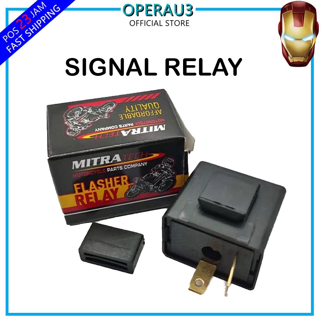 Signal Relay/Flasher Relay Adjustable 12v Universal 2Pin | Shopee Malaysia