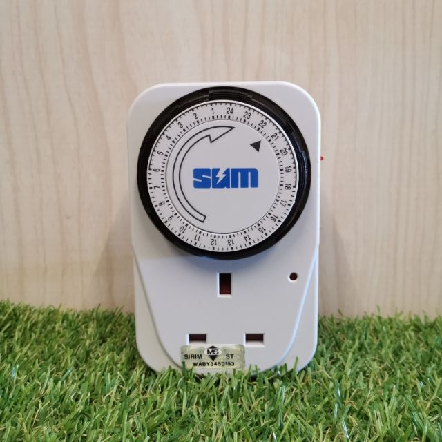 SUM 24 HOURS 13A PLUG IN TIMER | Shopee Malaysia