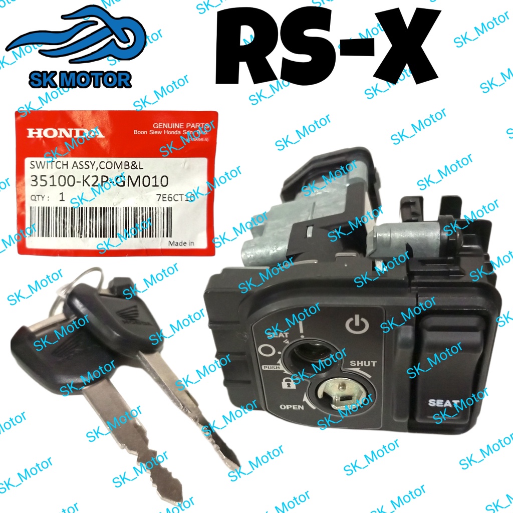 Honda RS-X RSX 150 Original Ignition Main Switch / Full Set Switch ...