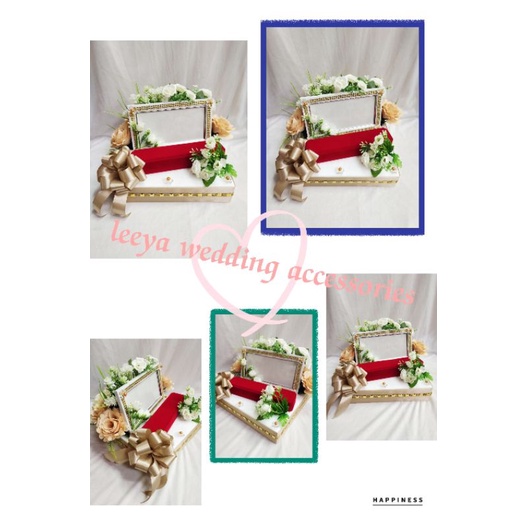 gubahan cheque hantaran c/w bekas rantai tangan(nudecream) | Shopee ...