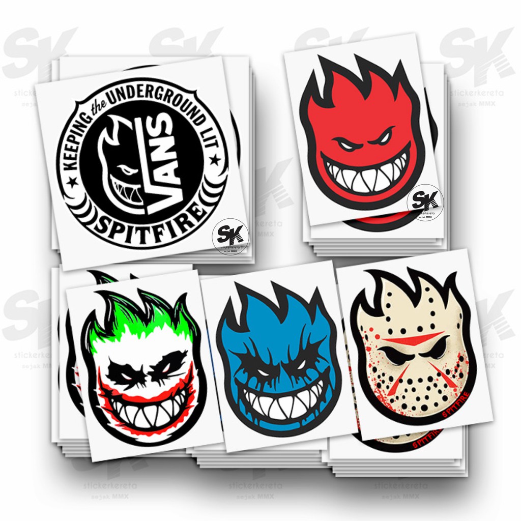 Spitfire Logo Sticker Vinyl | Shopee Malaysia