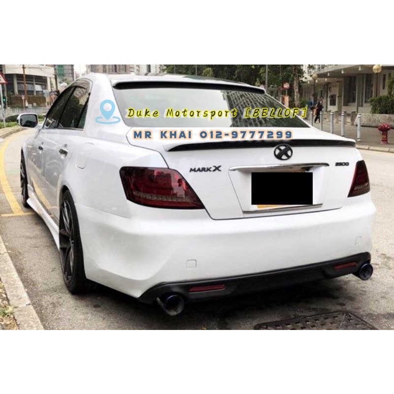 Toyota Mark x 2006 - 2009 Rear Trunk Lid Spoiler Markx Trunk Lip ...
