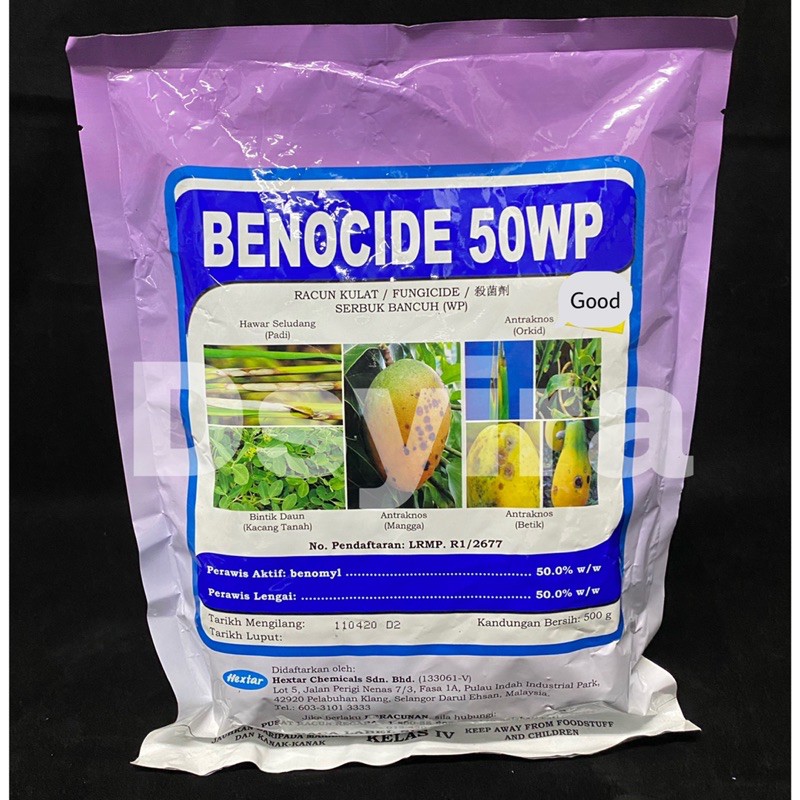 500gram Benomyl Benocide 50WP Racun Kulat Fungicide | Shopee Malaysia