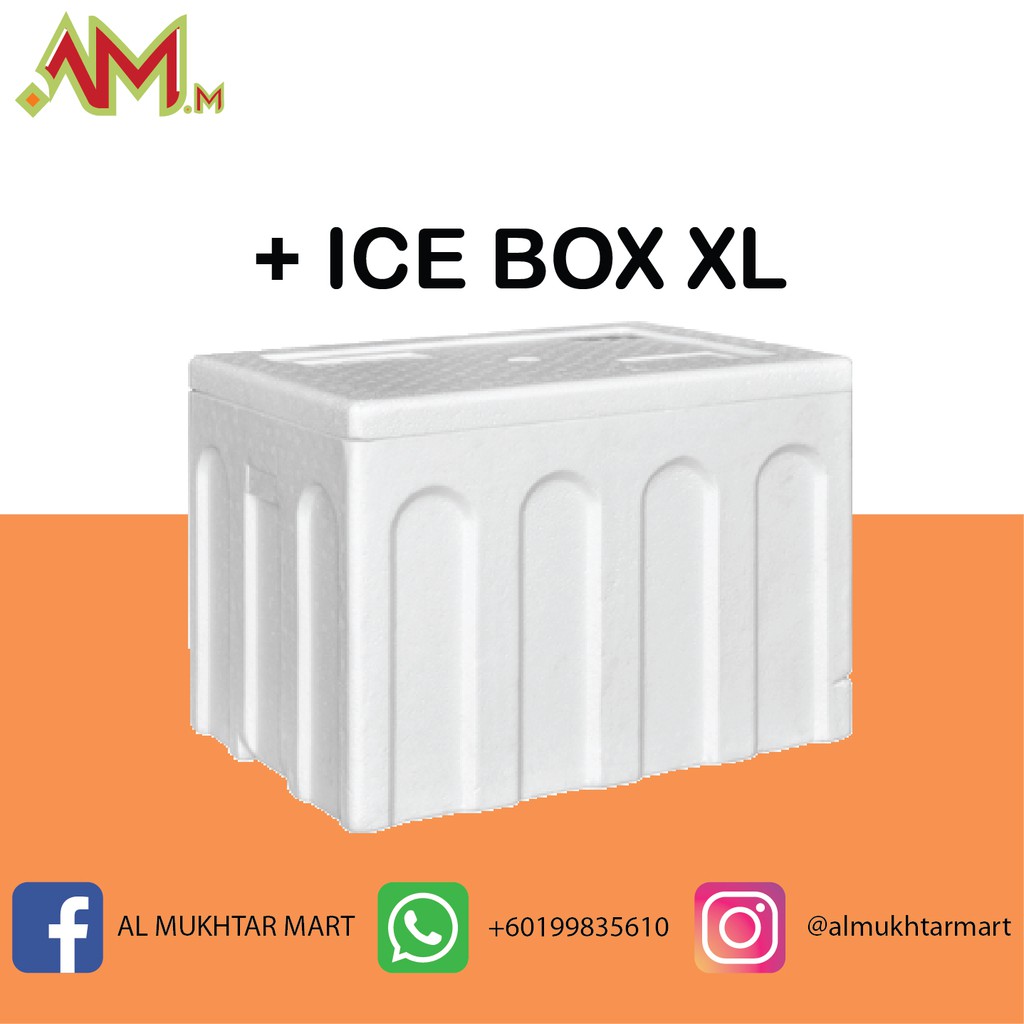 ICE STORAGE BOX/GABUS/KABUS/POLISTERIN BOX FOR FROZEN ITEM | Shopee ...