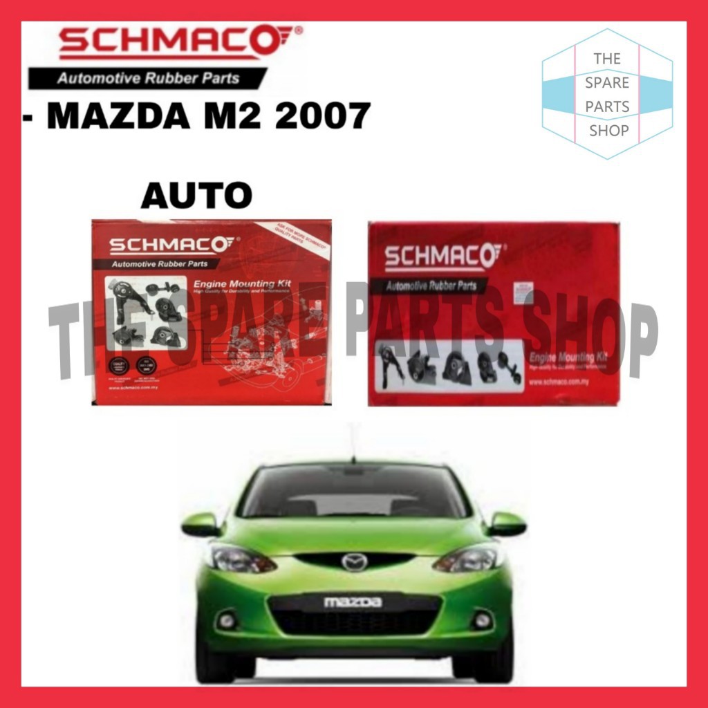Mazda 2 auto schmaco engine mounting kit set - 1 year warranty | BeeCost