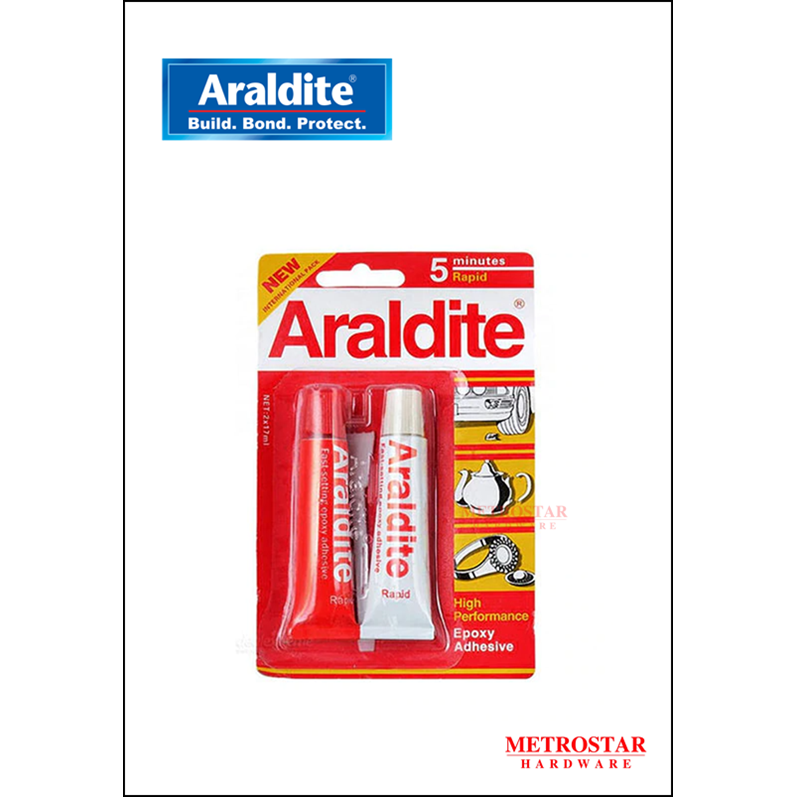 Araldite 5 minutes Rapid High Performance Epoxy Adhesive | Shopee Malaysia