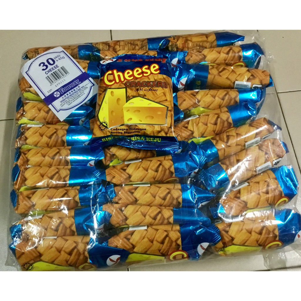 Fourway Crab Cheese Cracker 30pkt X 45g 1bundle Shopee Malaysia