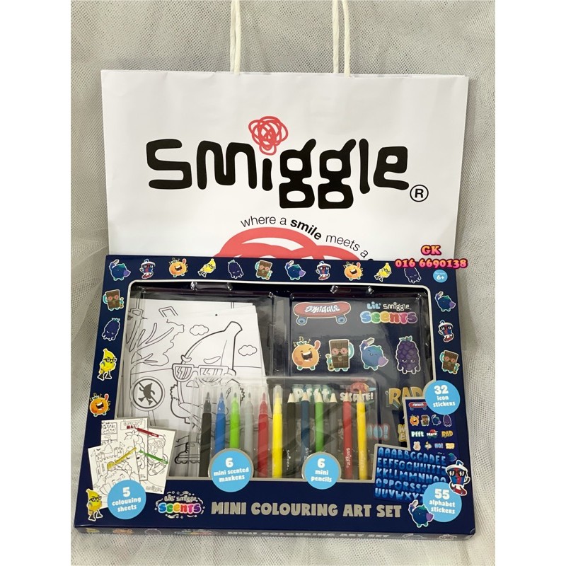 Smiggle Mini Colouring Art Set | Shopee Malaysia