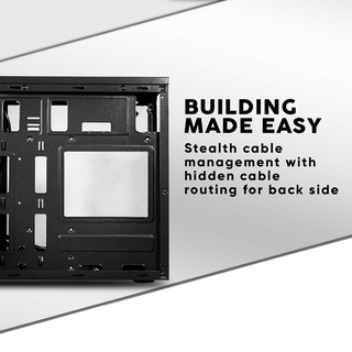 Armageddon Tron 1X MATX PC Gaming Case / RGB Light Strip Front Panel ...