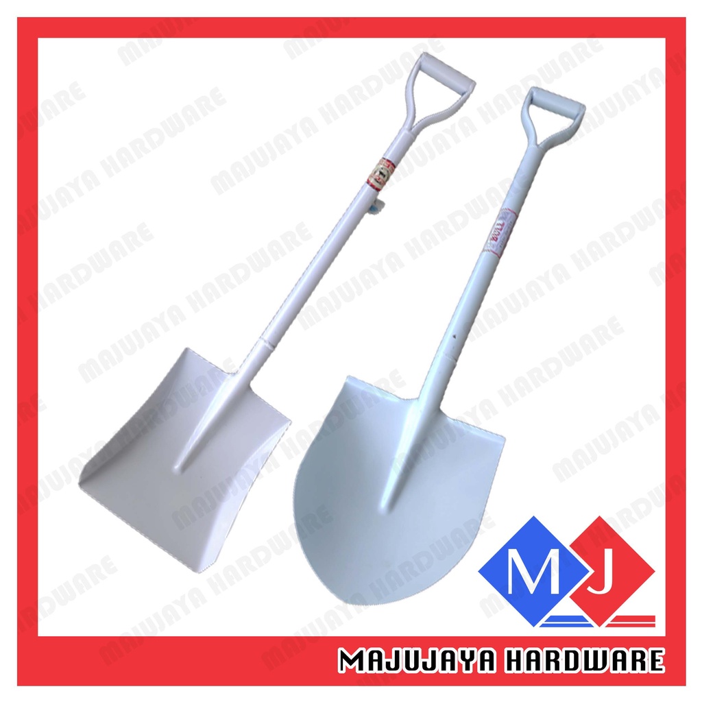 BULL DIY Sand Rock Garden Gardening Spade Full Steel Shovel Flat Sharp ...