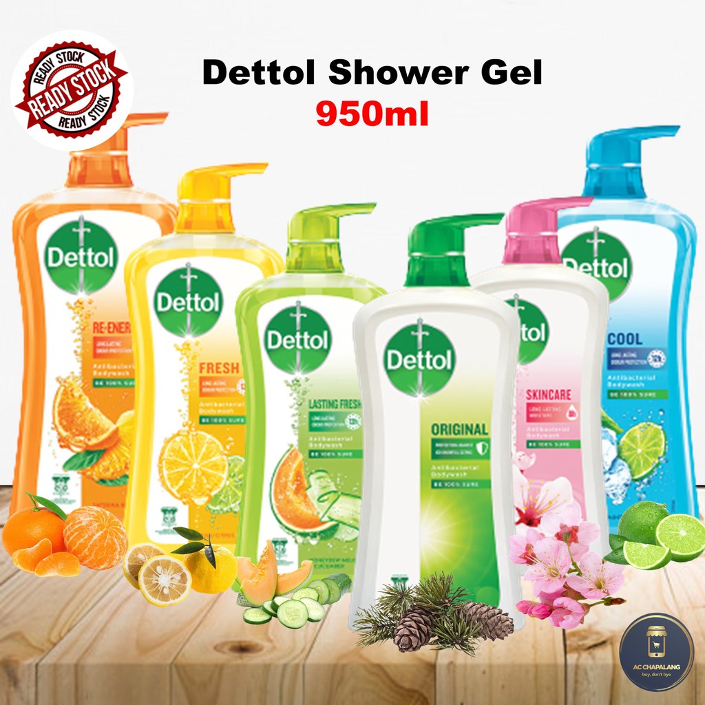 Dettol Shower Gel 950ml Shopee Malaysia