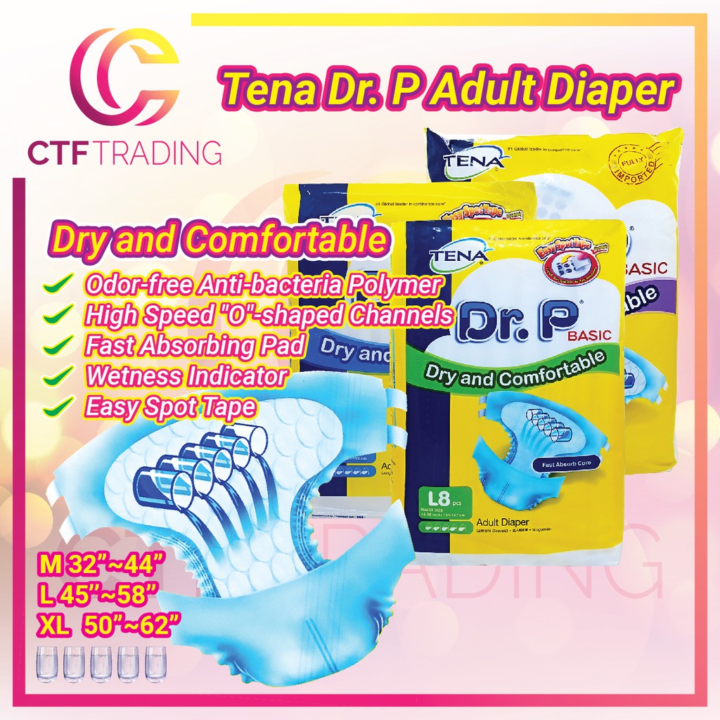 Tena Dr.P Adult Diapers | Shopee Malaysia