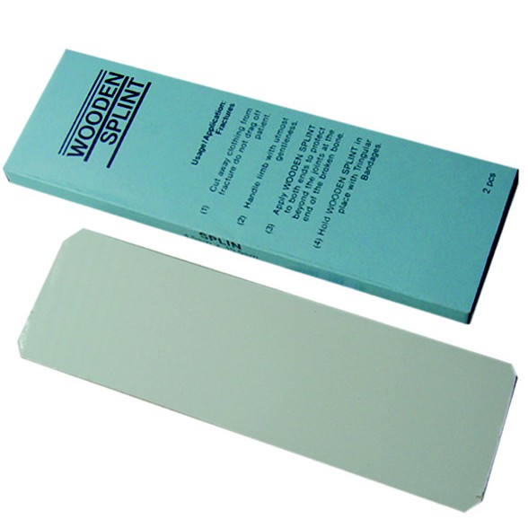 Wooden Splint 2 pcs (4.5cm x 15.5cm) First Aid Fracture Splin Kayu ...