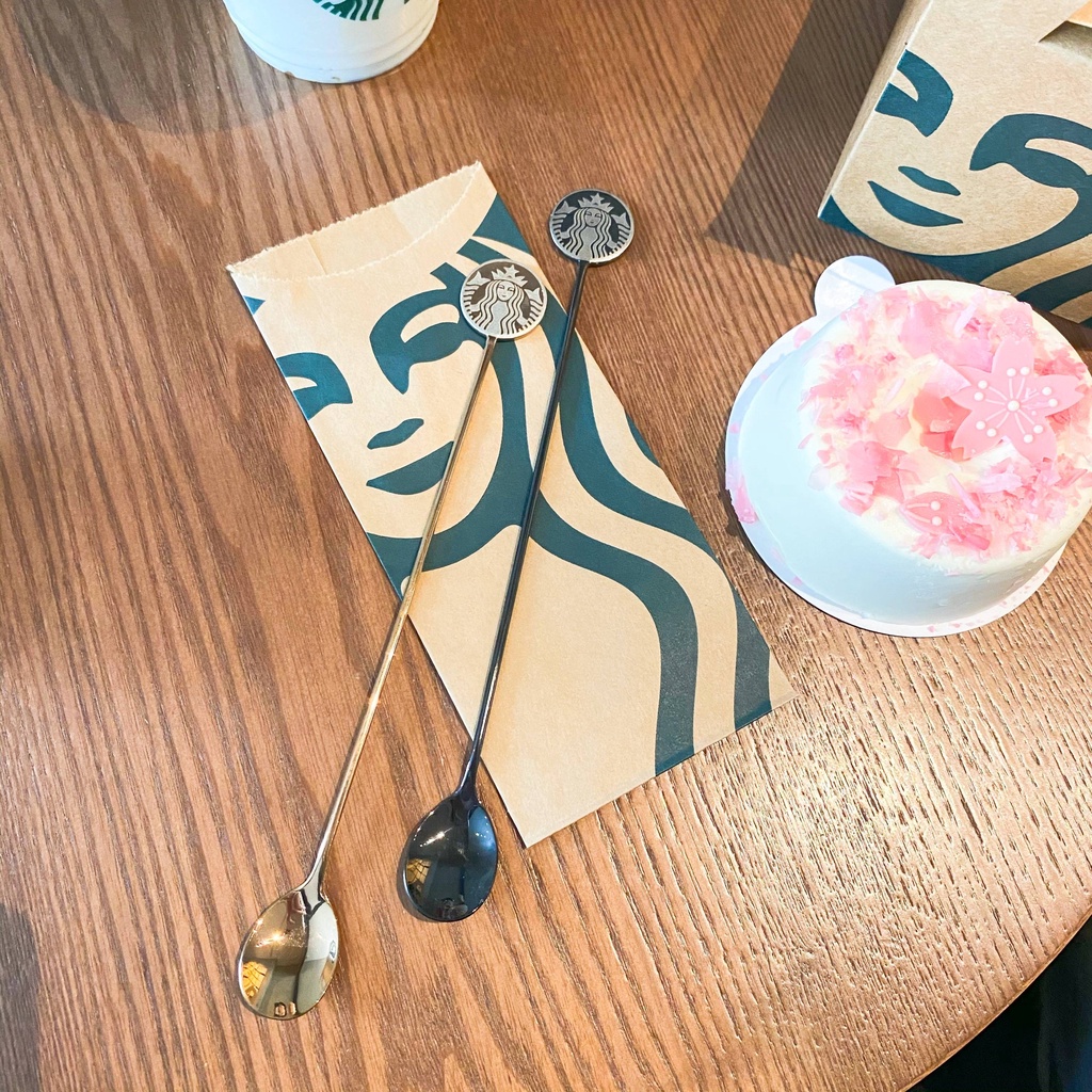 Starbucks Stirrer Spoon Starbucks Coffee Spoon set Goddess Dessert ...