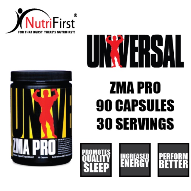(IMPORTED) UNIVERSAL NUTRITION ZMA PRO, 90Caps (For Energy, Strength ...